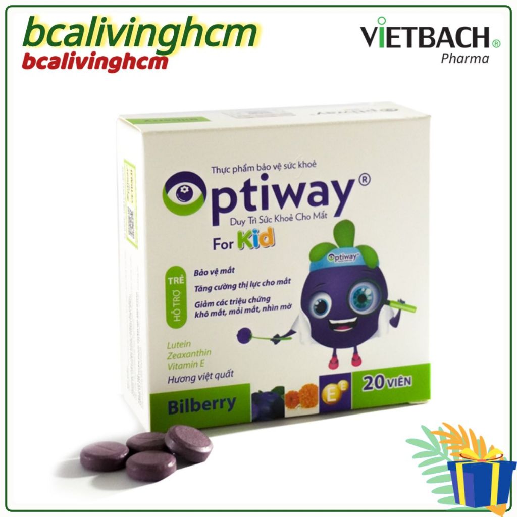 Optiway For Kids chewable tablets improve vision For children enhance ...