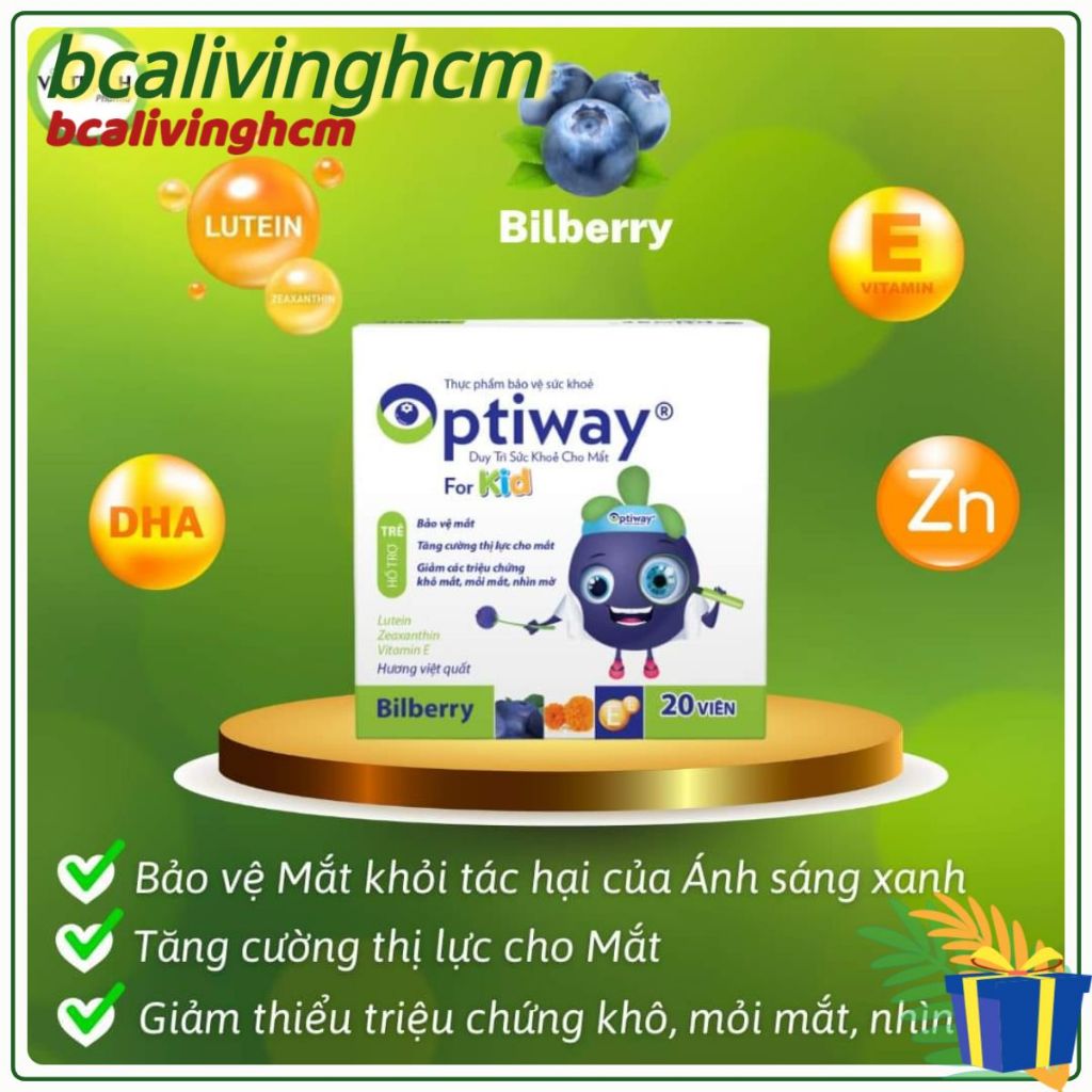 Optiway For Kids chewable tablets improve vision For children enhance ...