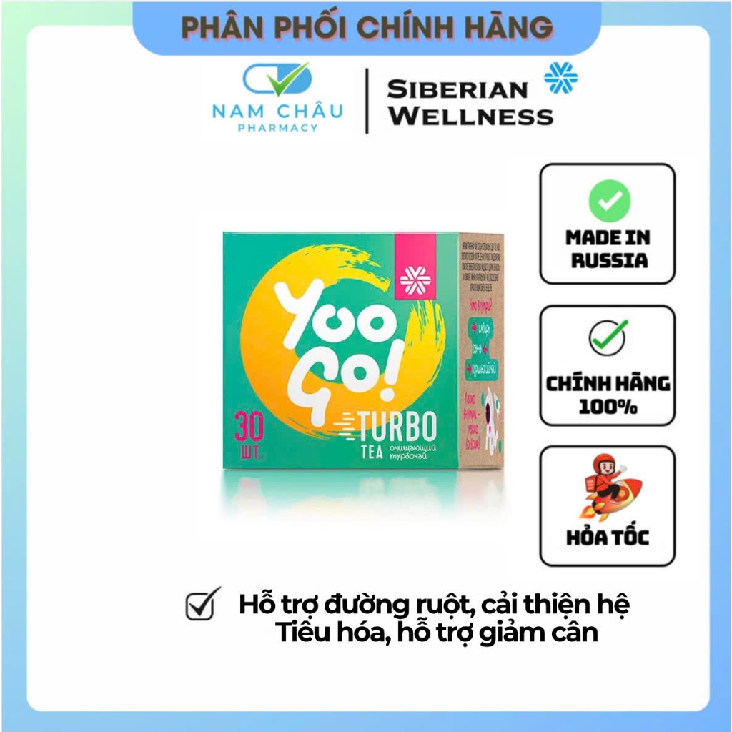Siberian herbal Tea YooGo Turbo Tea, Supports constipation relief, improves digestive system ...