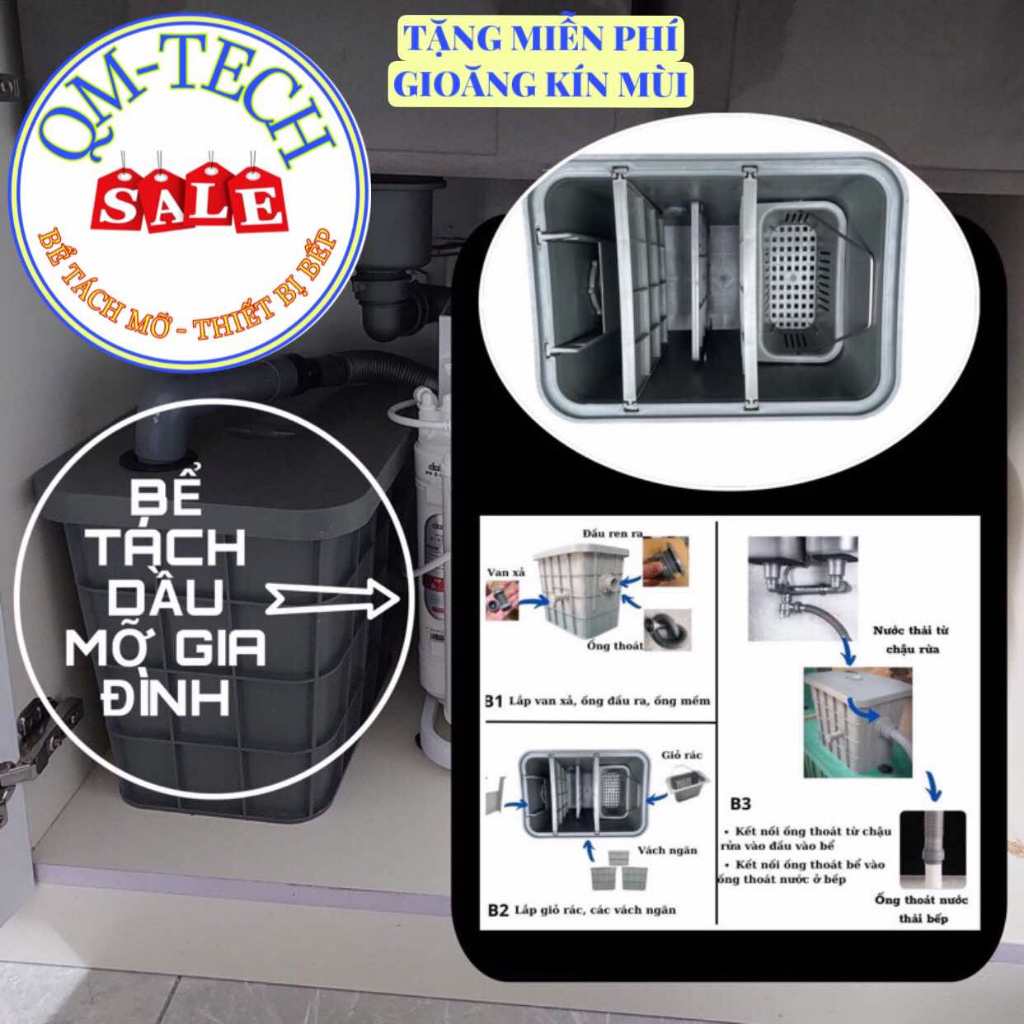 Grease Trap, Grease Separator, Kitchen Grease Filter, No Worry About ...