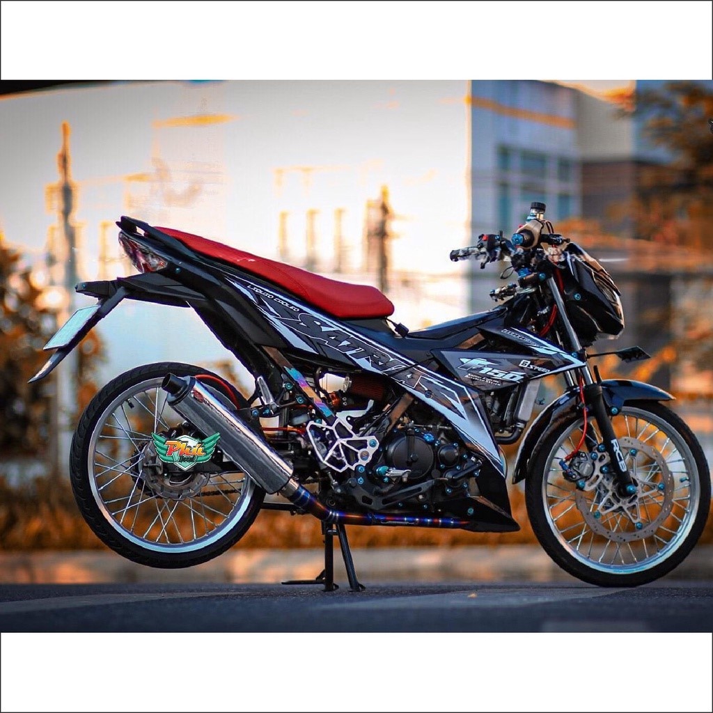 Satria car decal Dark gray white car sticker (A) | Shopee Malaysia