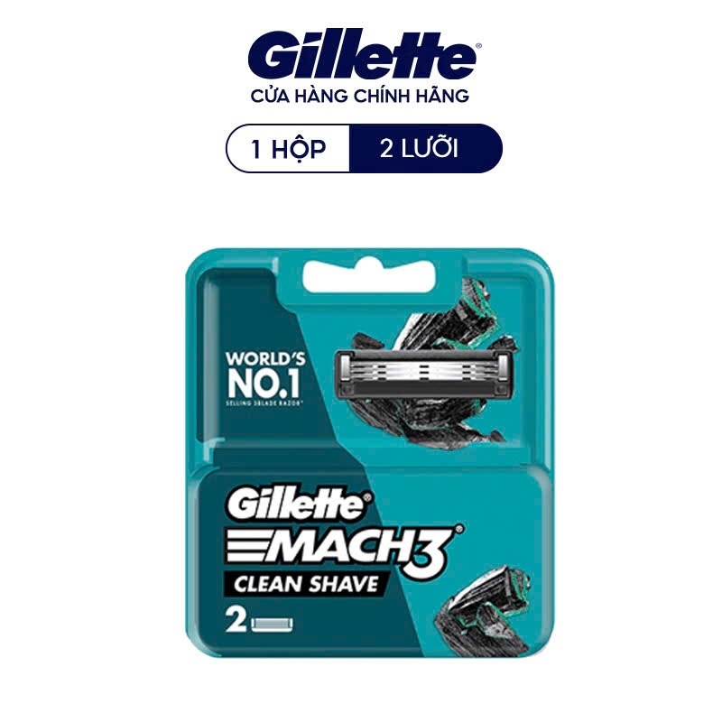 Gillette Mach3 Clean Shave Blades (Pack of 2 Blades) | Shopee Malaysia
