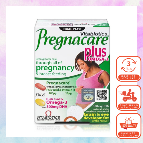 Pregnacare Plus Omega 3 Tablets - Vitamin and Mineral Supplement for ...