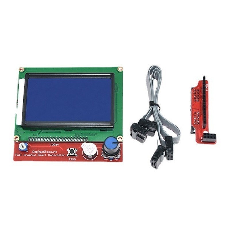 Lcd Graphic Display 12864/Sd 3D Printer Card, 3D Printer Control Screen ...