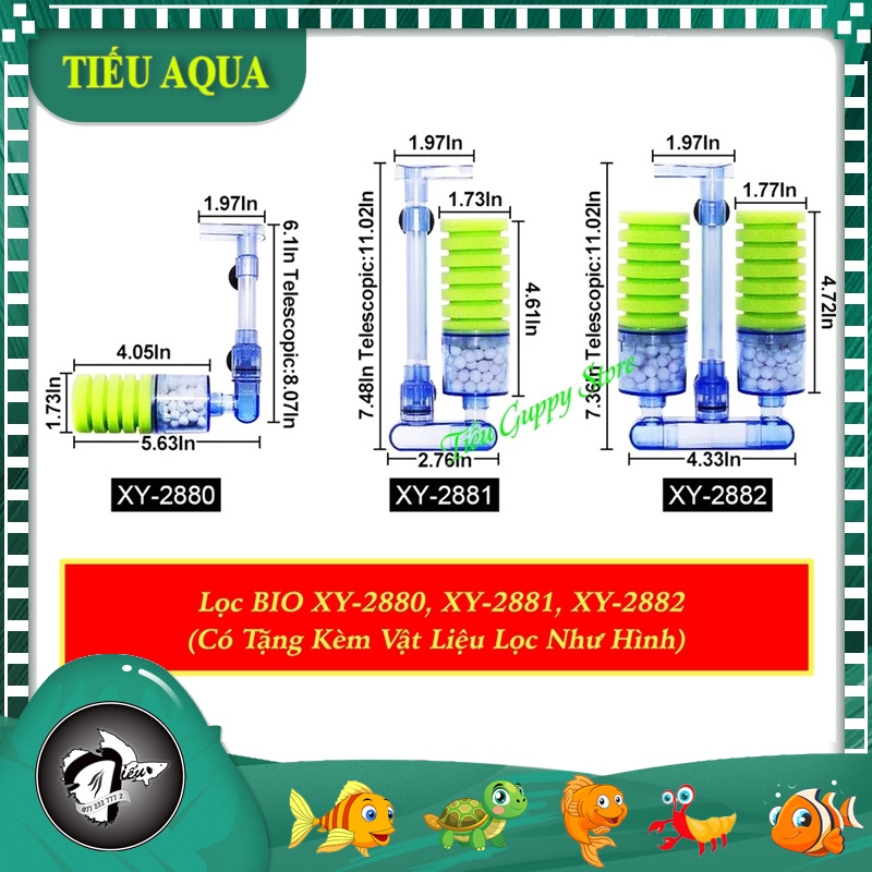 Green BIO Filter XY-2880, XY-2881, XY-2882 Specialized for Shrimp and ...
