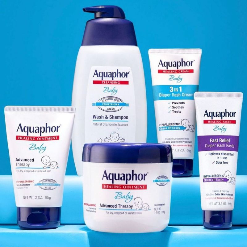 Aquaphor Baby diaper cream for babies 99g (2 types: blue, purple ...