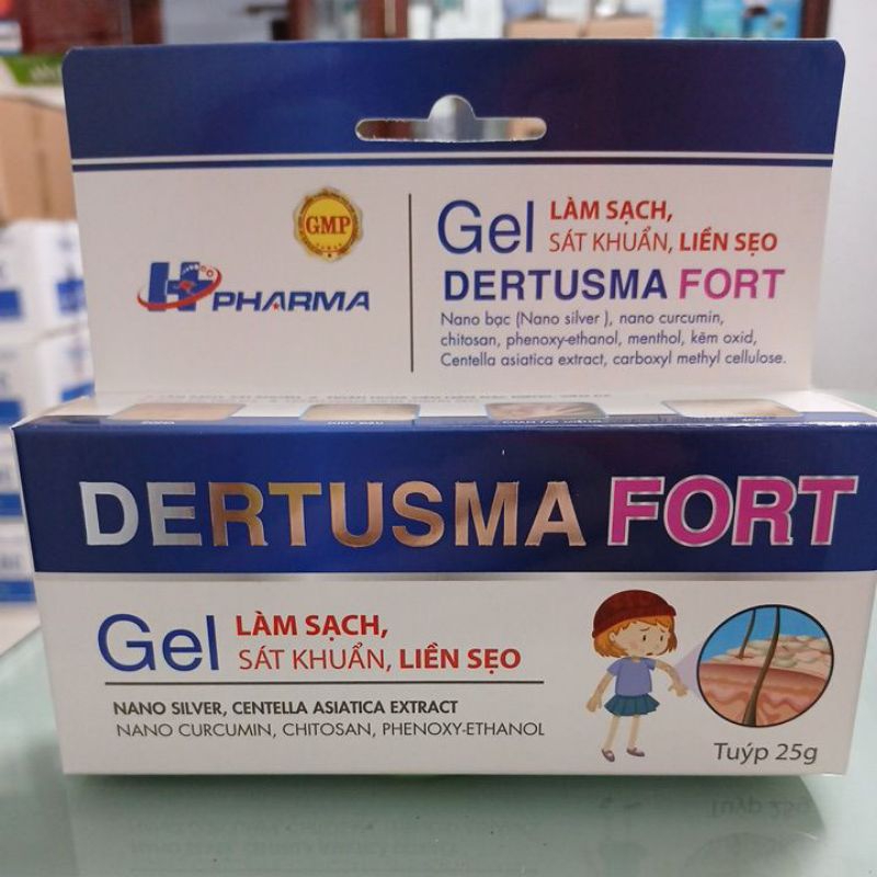 Dertusma FORT GEL cleans, disinfects, heals scars (tube 25g) | Shopee ...