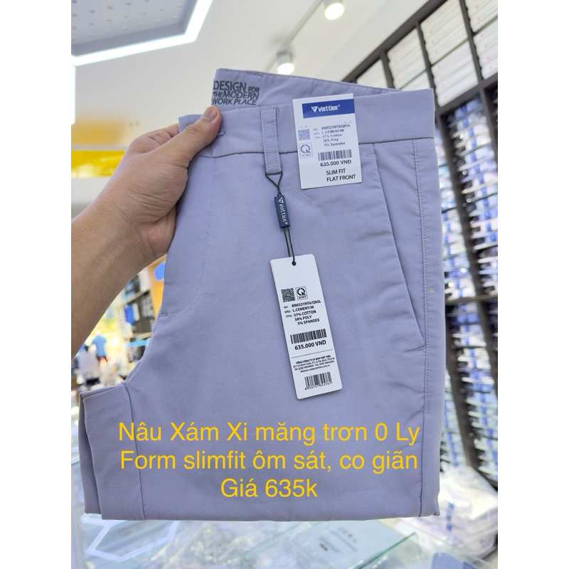 Genuine VIET TIEN Tight Form SLIMFIT Khaki Pants, all colors | Shopee ...