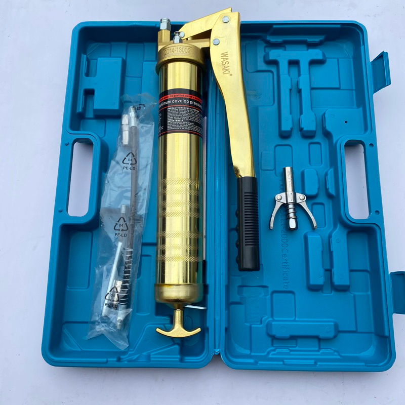 900cc 2-cylinder 2-cylinder piston grease pump uses worm grease. canned ...