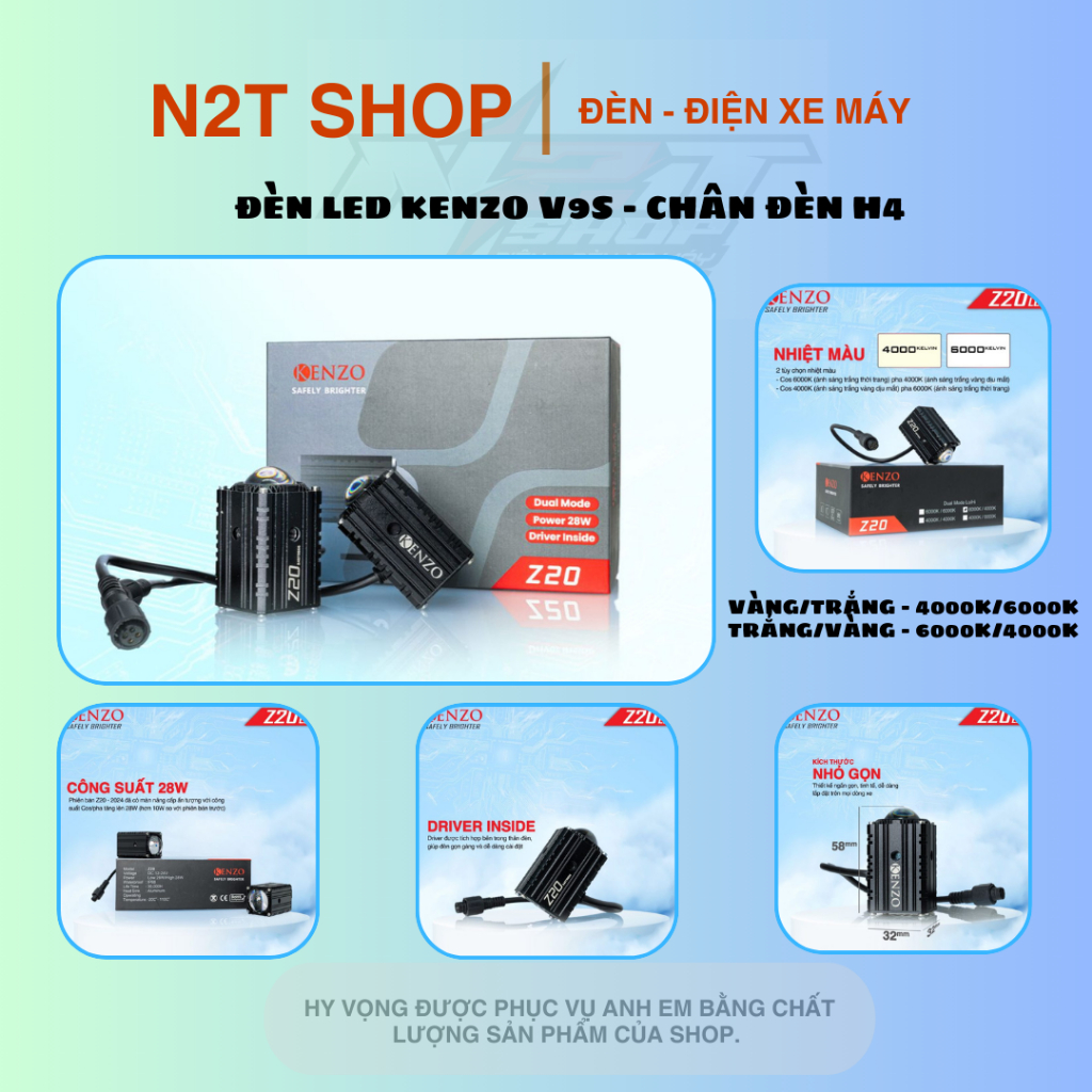 Kenzo Z20 Mini Led - | Shopee Malaysia