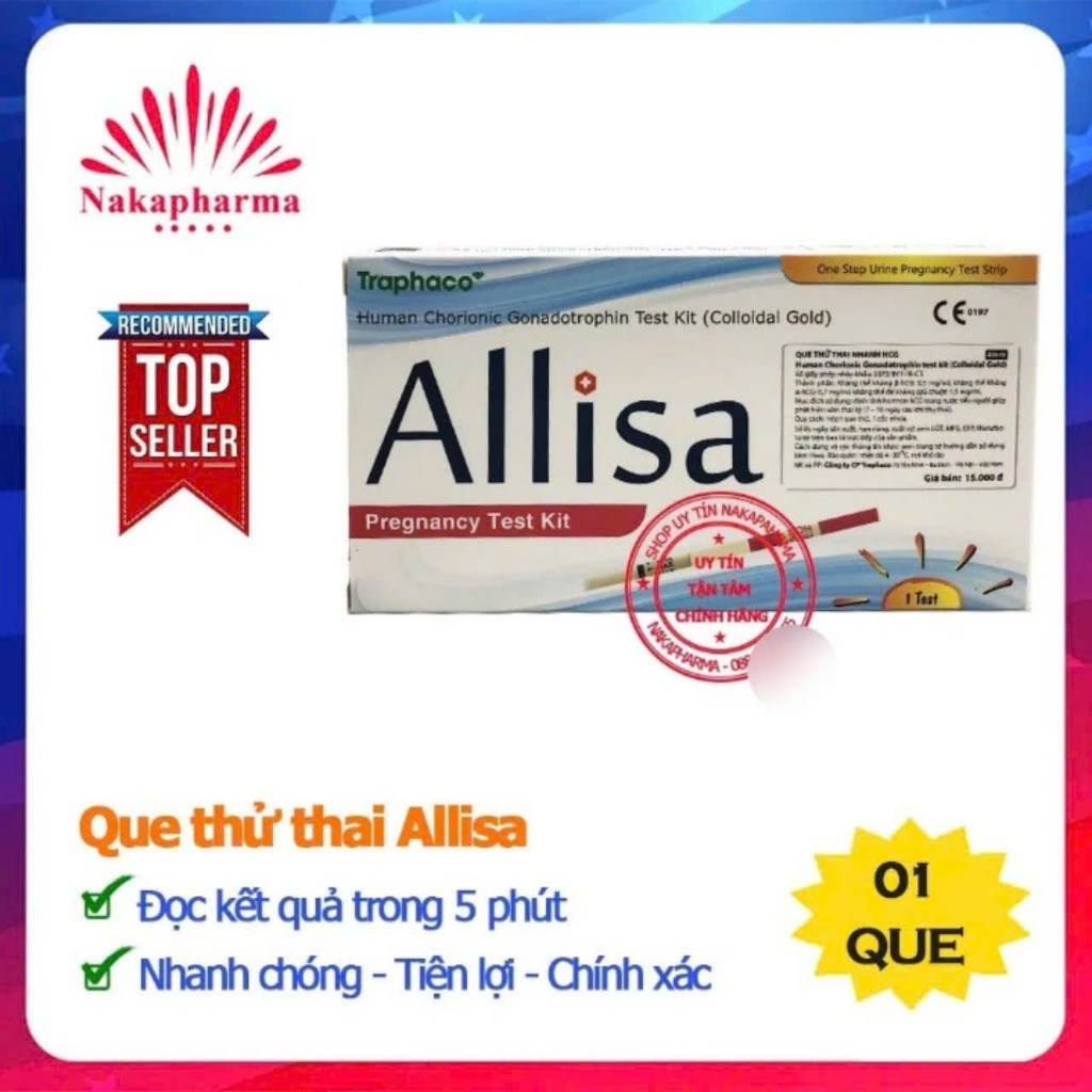 [GENUINE] Allisa Traphaco pregnancy Test - HCG quick pregnancy Test ...