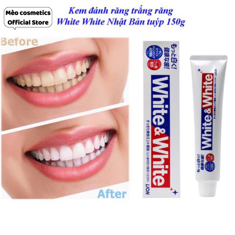 [GENUINE JAPANESE] White And White Lion Toothpaste Japan 150g | Shopee ...