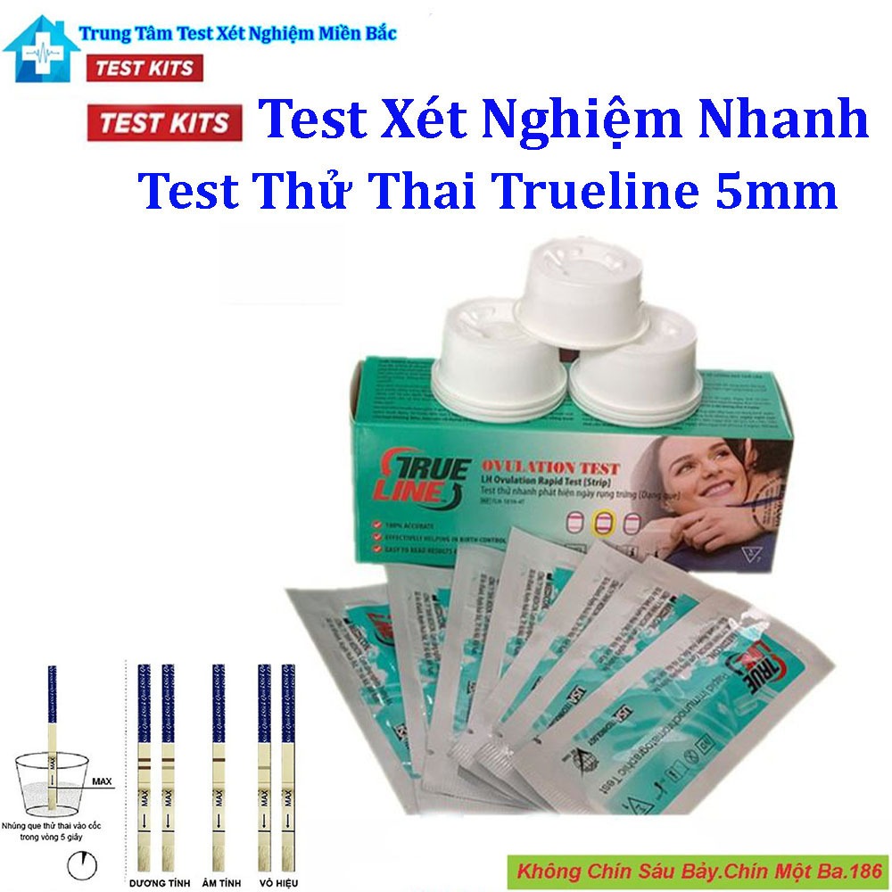 Hcg Trueline 5mm Early Pregnancy Test Strip Box of 50 Tests | Shopee ...