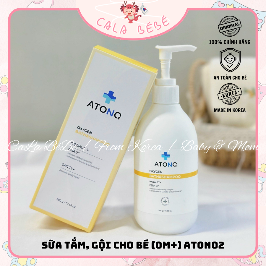 Korean ATONO2 Oxygen gentle 2-in-1 shampoo for babies from birth (0M ...