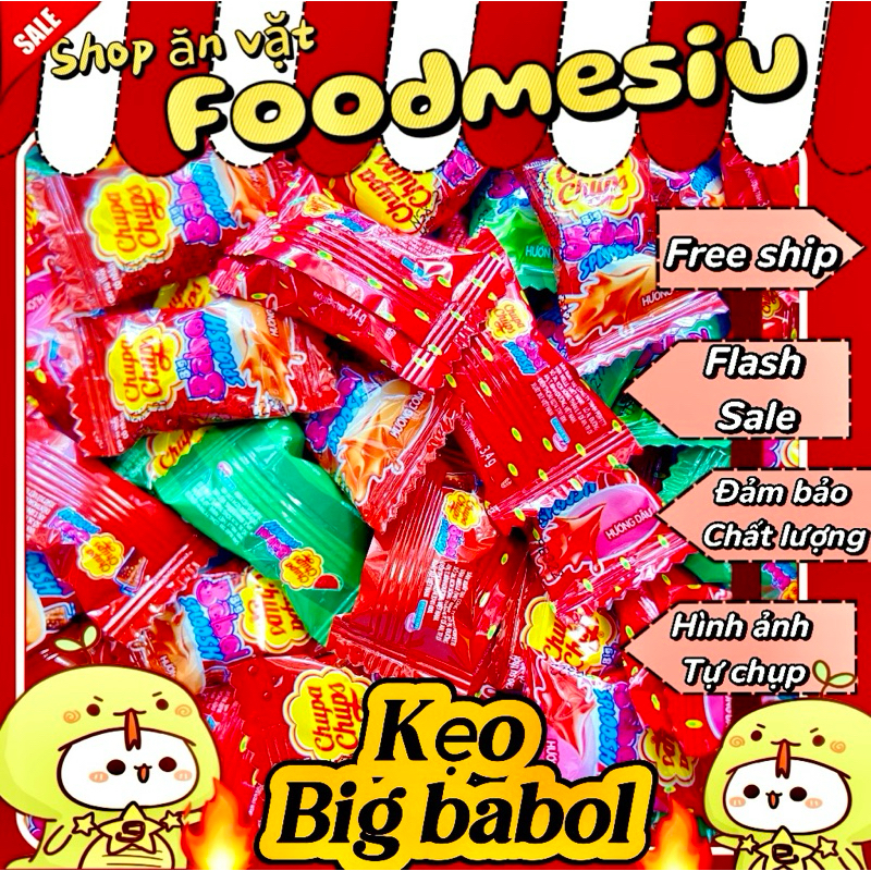 Big babol Chupa Chups gum with mixed flavor syrup (3,4g pack) | Shopee Malaysia