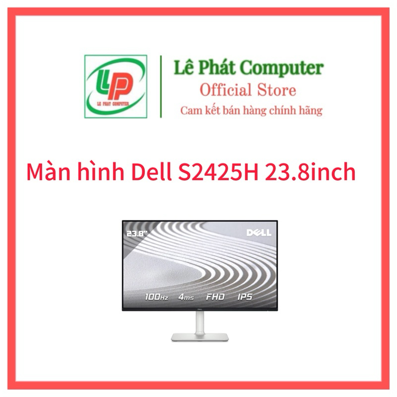 Dell S2425H Monitor (23.8 inch, FHD, IPS, 100Hz, 4ms, Speaker) - Genuine - 36T - 100% New ...