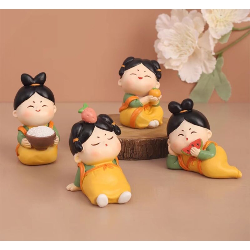 Colored plaster statue of a young lady (color not included) | Shopee ...