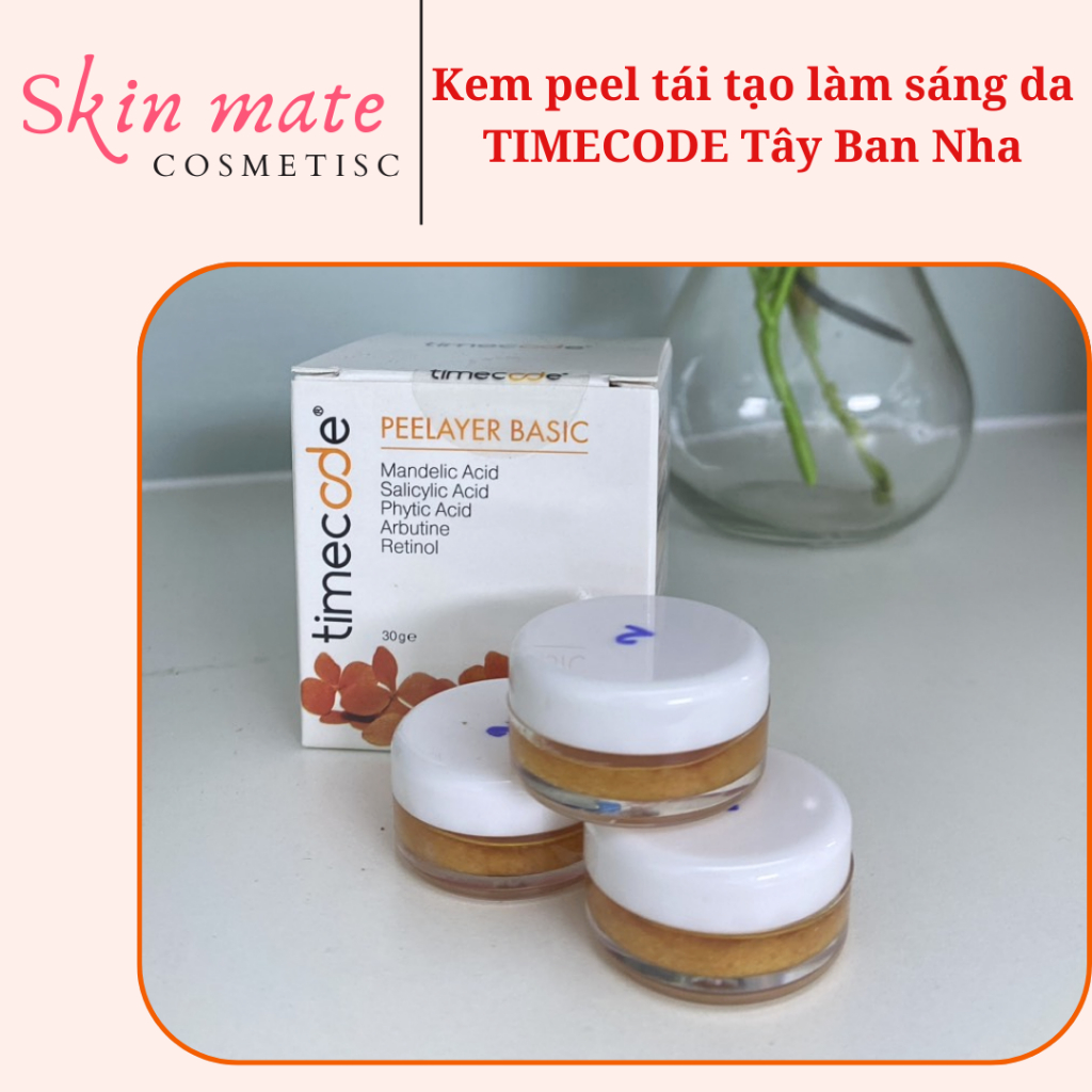 (extract 1gr peel once) TIMECODE Spain skin brightening regeneration peel cream | Shopee Malaysia