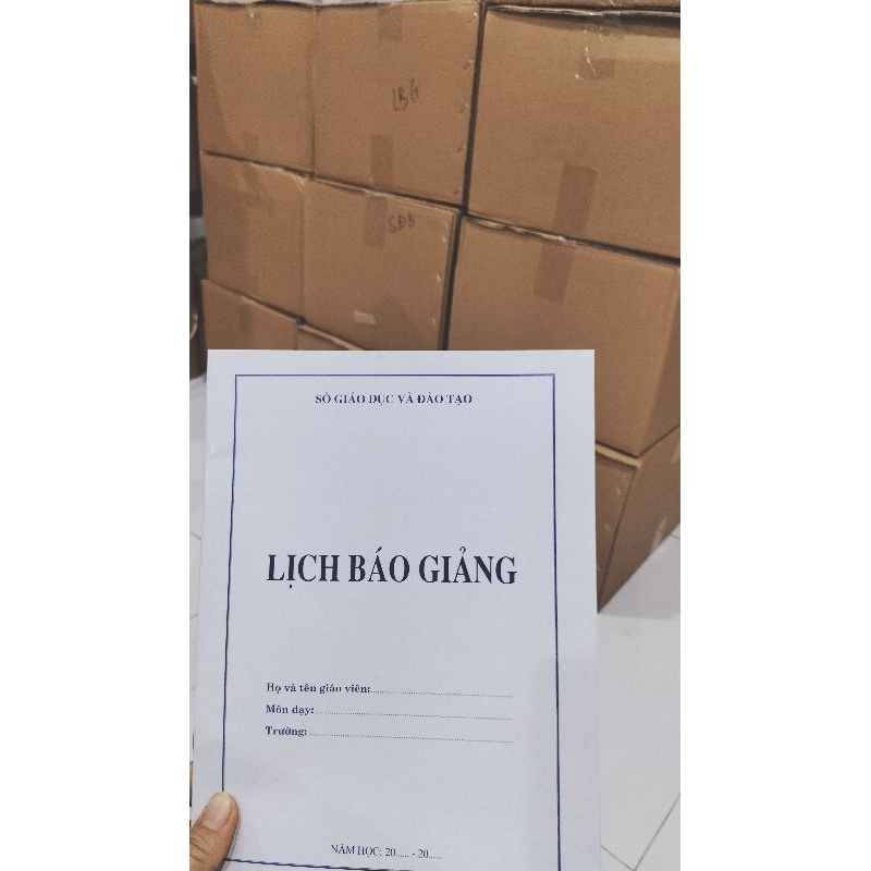 (5 Volumes) Lecture calendar for grade 2 and high school (Hanoi ...