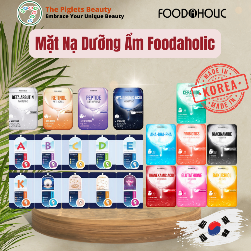 Foodaholic Mask Comprehensive Skin Care Paper Mask 23g | Shopee Malaysia