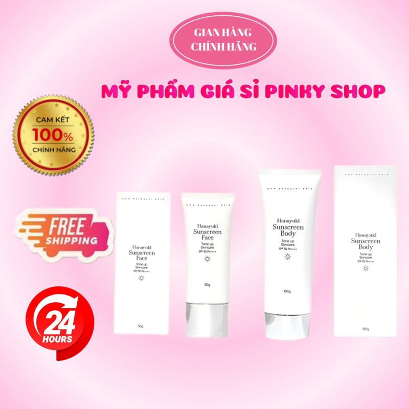 Hanayuki Face and Body Tone-Up Sunscreen | Shopee Malaysia