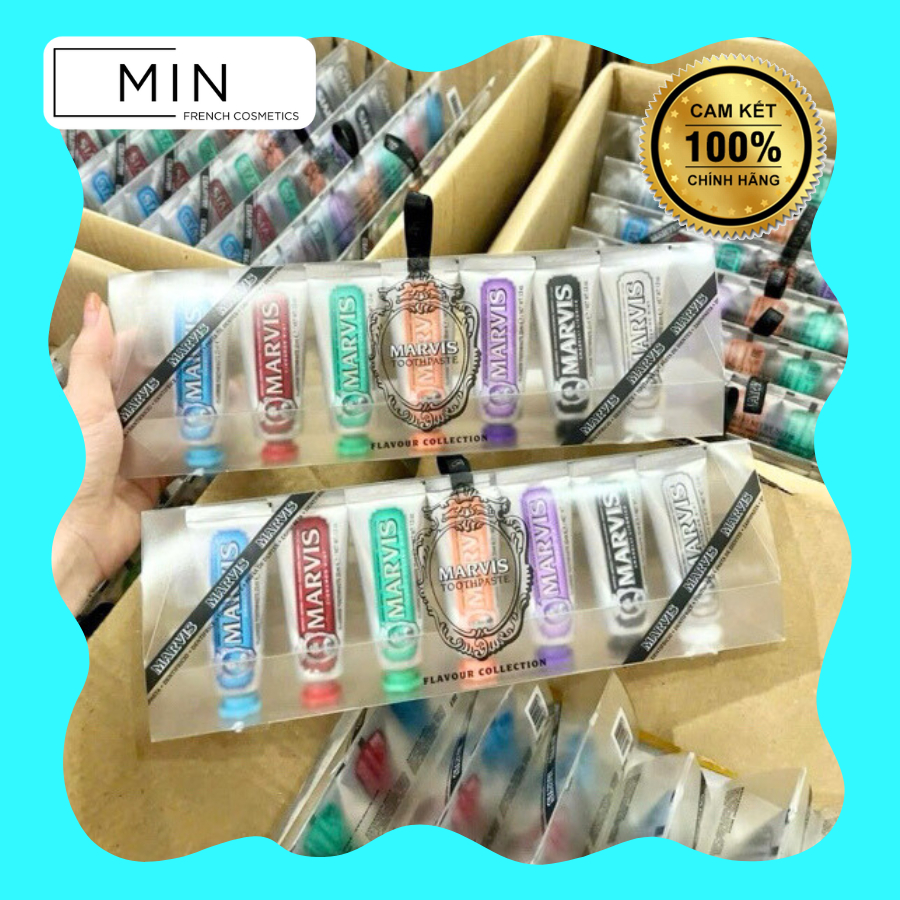 Set of 7 tubes of Marvis toothpaste (25g each tube) | Shopee Malaysia