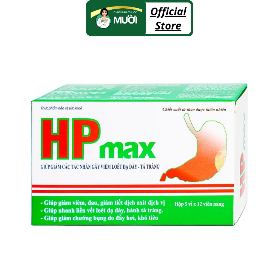 Hp Max Vinacom pills reduce agents that cause stomach and duodenal ...