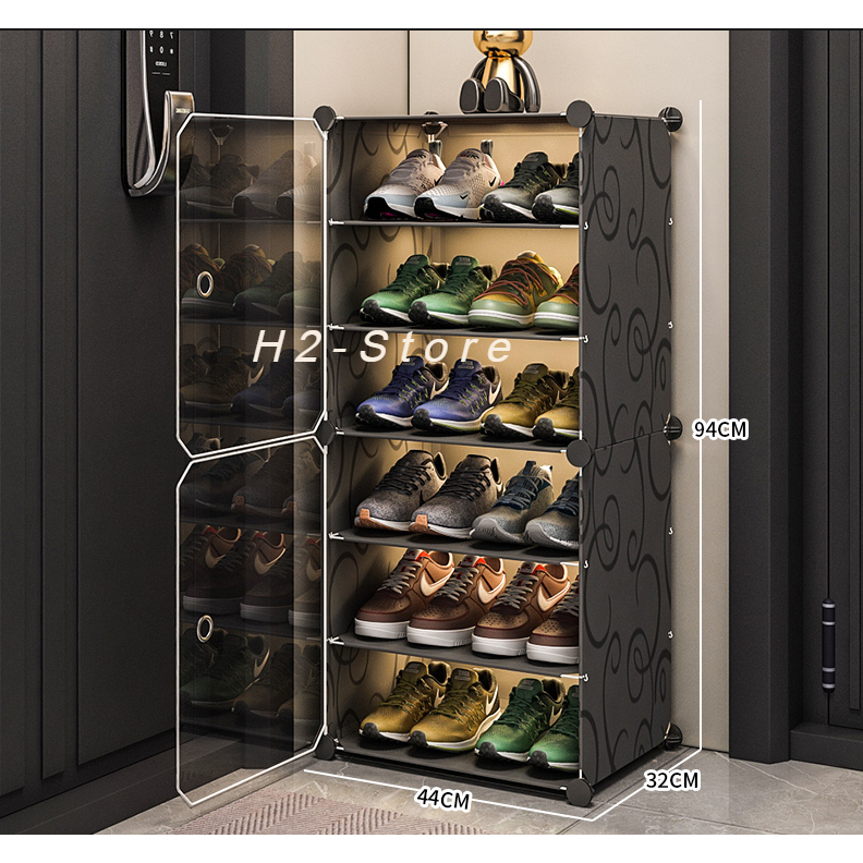 Smart COMPOUND SHOE CABINET 4 - 12 CELLS WITH DIVISIONSTIONS (REPLATES ...