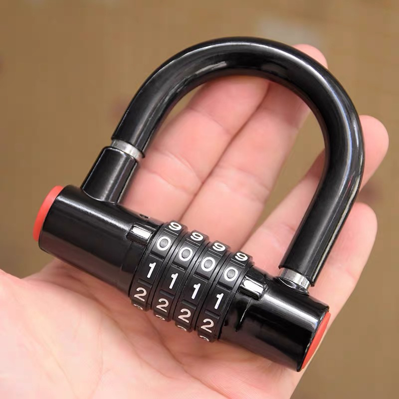 U-shaped 4-digit lock with changeable password for anti-theft safety ...