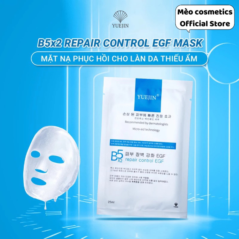 [GENUINE SUBSTAMP] YUEJIN B5 REPAIR CONTROL EGF MOISTURIZING MASK 25ML ...