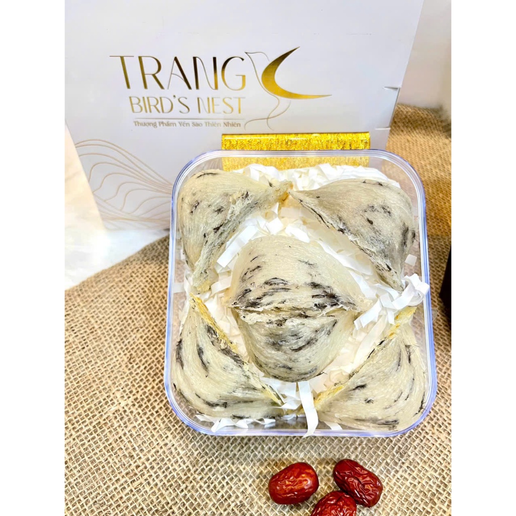 Raw Bird's nest [Box of 50g] - Trang Bird nest - Strengthens resistance ...