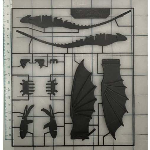Toothless Dragon Model Assembly Card Kit | Shopee Malaysia
