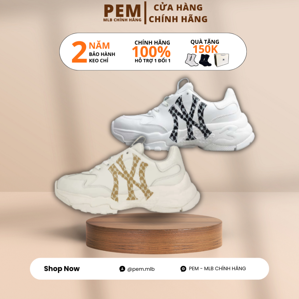 [Genuine] Genuine MLB Shoes Sports many models MLB Bigball chunky ...