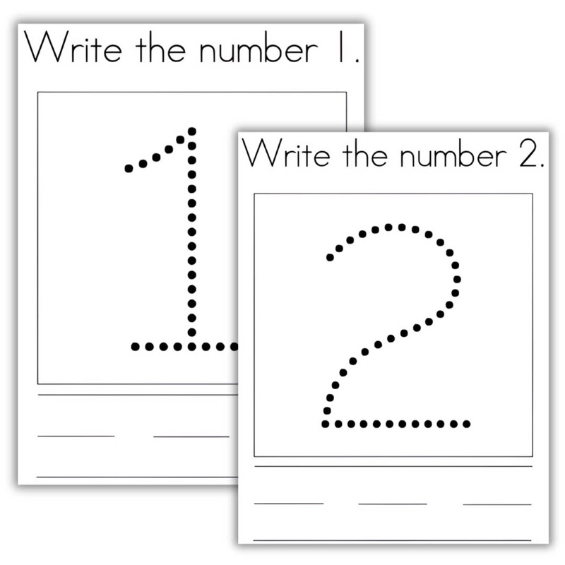 Practice writing numbers 1-10, learn math, practice counting numbers ...