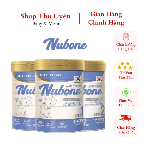 (Earn Gifts) Korean Nubone Milk Can 750g Full Number of Dates | Shopee ...