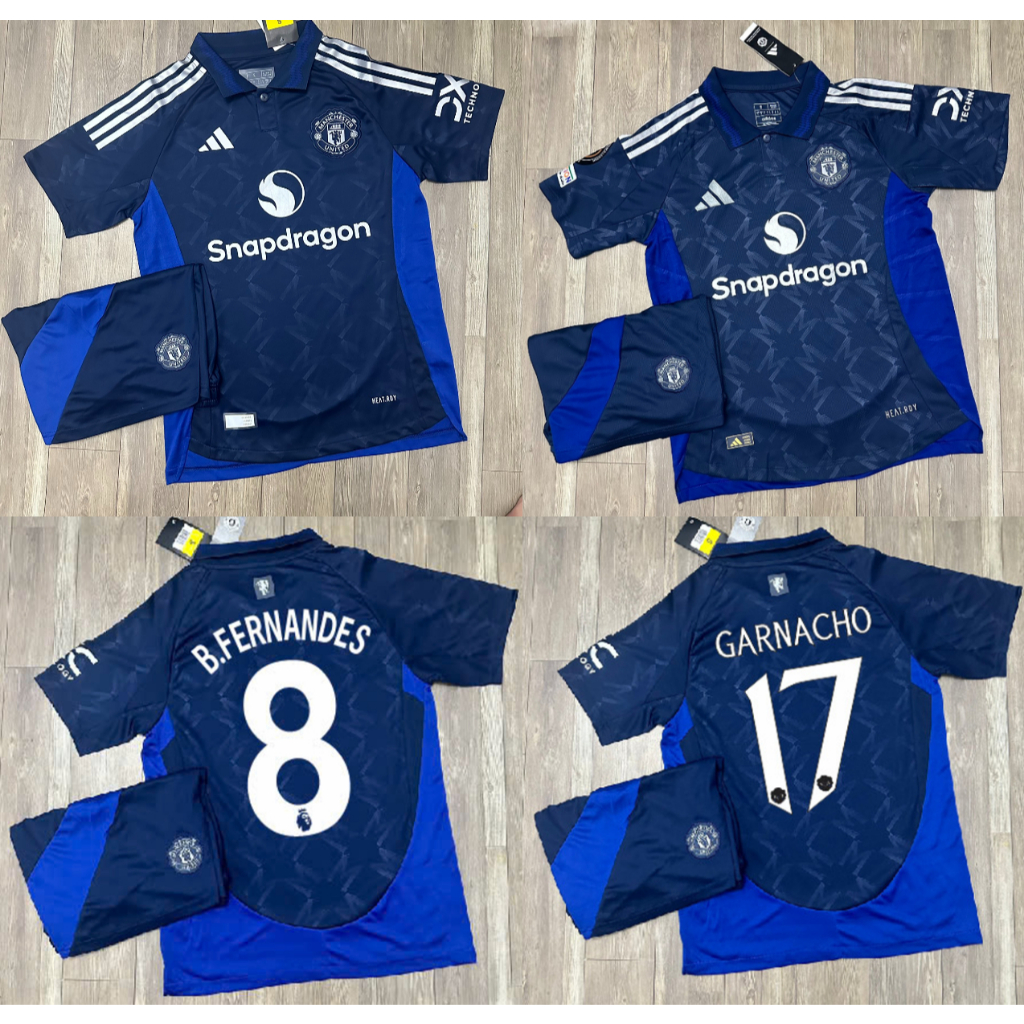 Manchester United Club Football Kit Blue 24/25 - Manchester Club ...