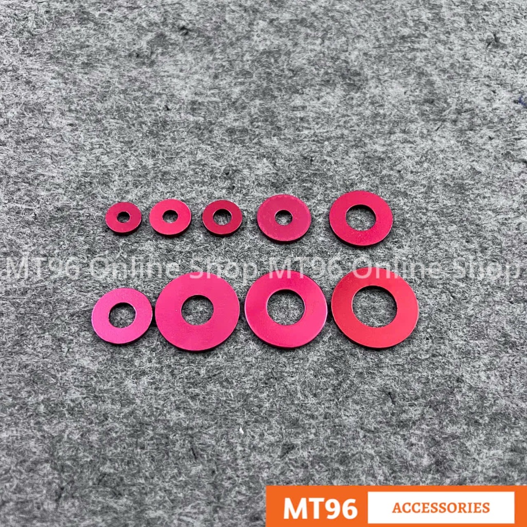 Red Aluminum Temple Feathers of Many Sizes Installed in Many Positions ...