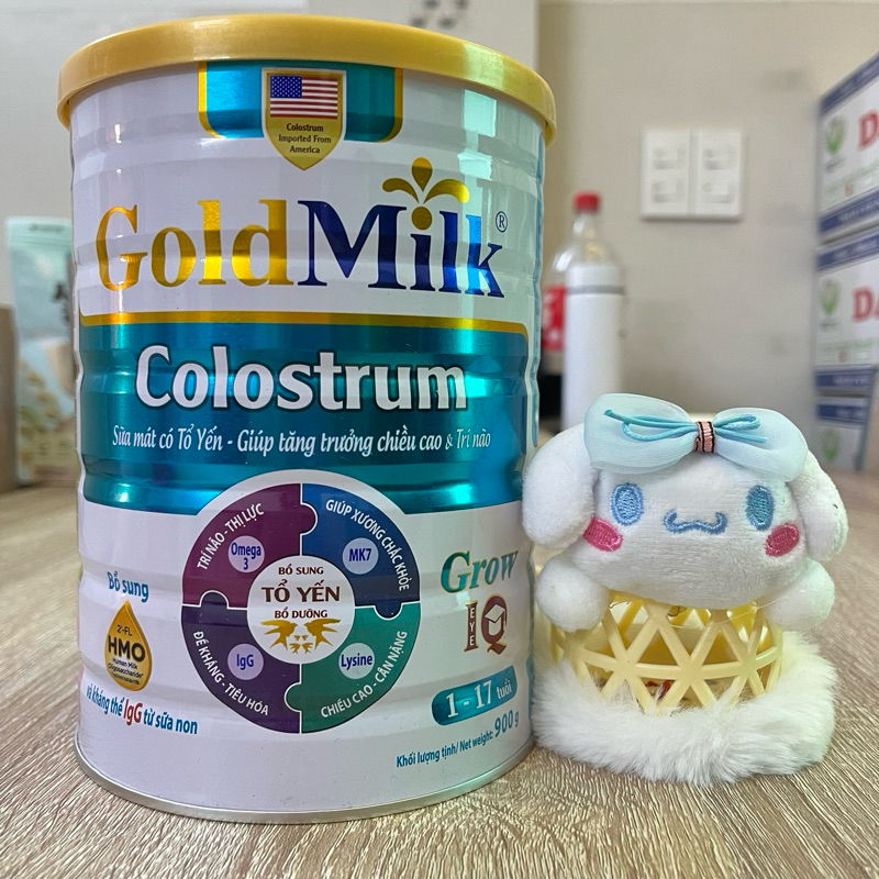 Goldmilk Grow plus Colostrum 900g - Weight gain - Height development ...