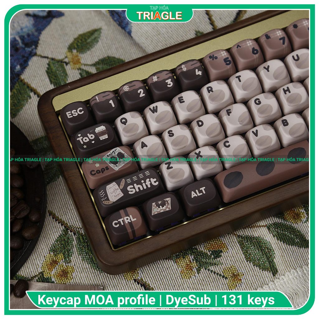 [FIRE] Coffee Bean Keycap - Super Quality Coffee Beans Material PBT Dye ...