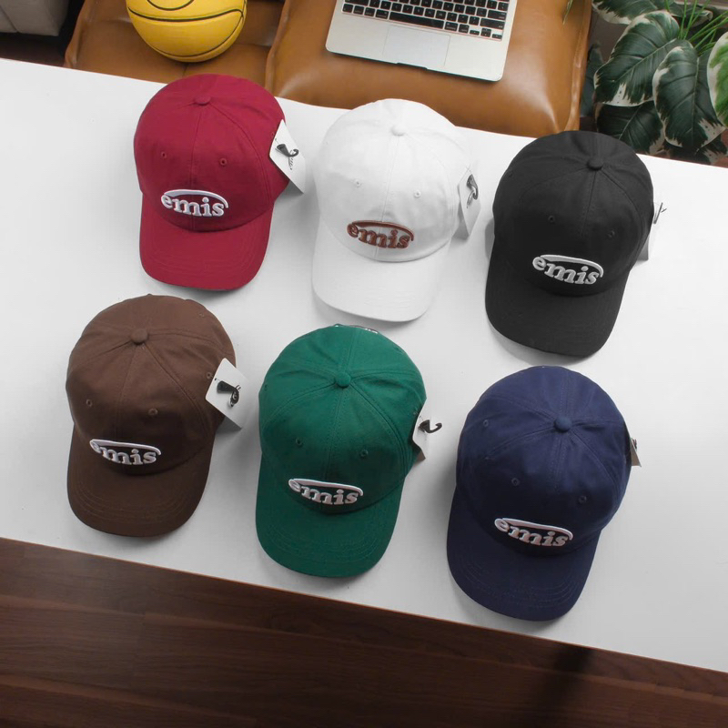 Emis baseball cap with 3D embossed logo | Shopee Malaysia