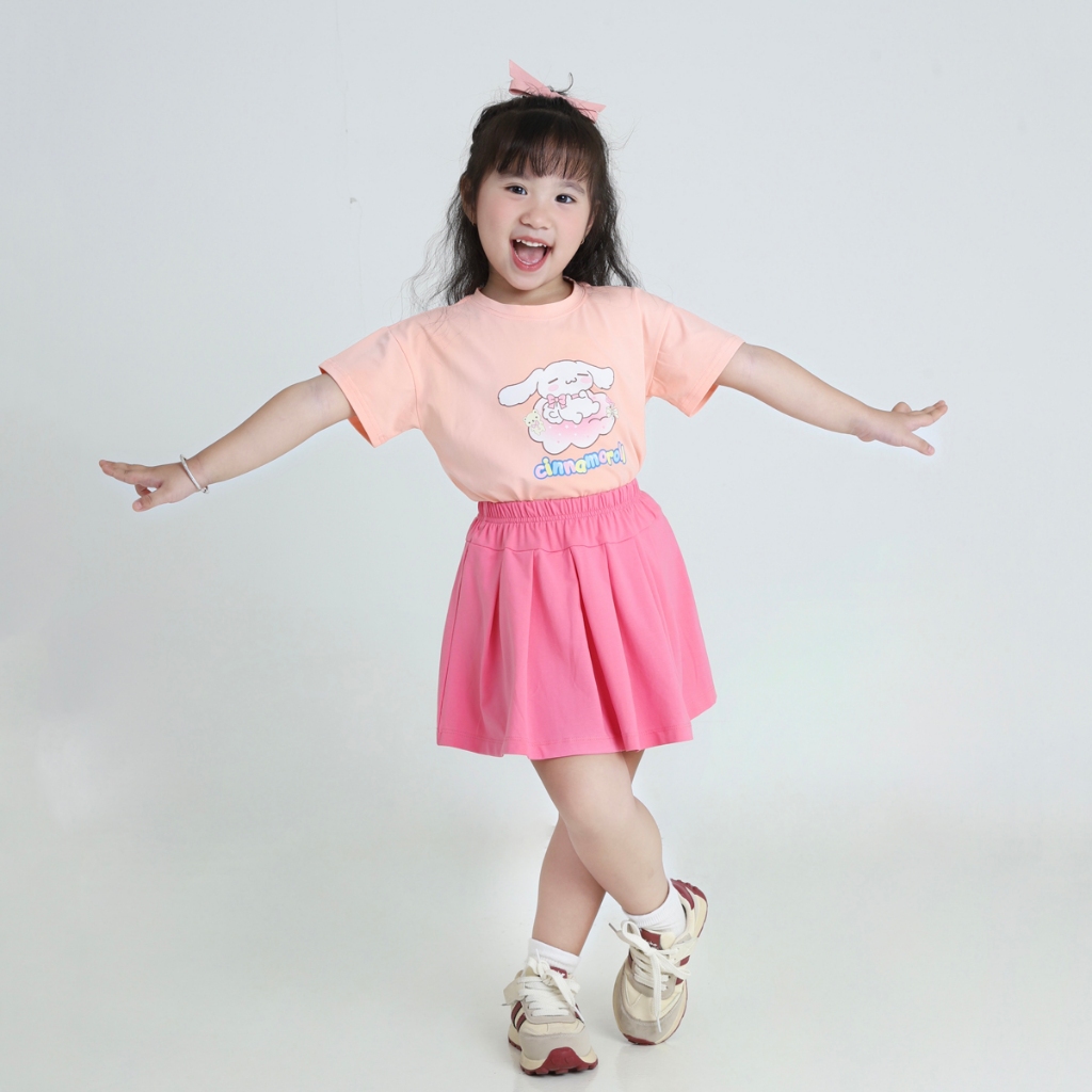 Dorykids SKIRT SET IN 4-WAY COTTON FABRIC WITH INSIDE UNDERWEAR FOR BABYS FROM 8KG TO 50KG ...