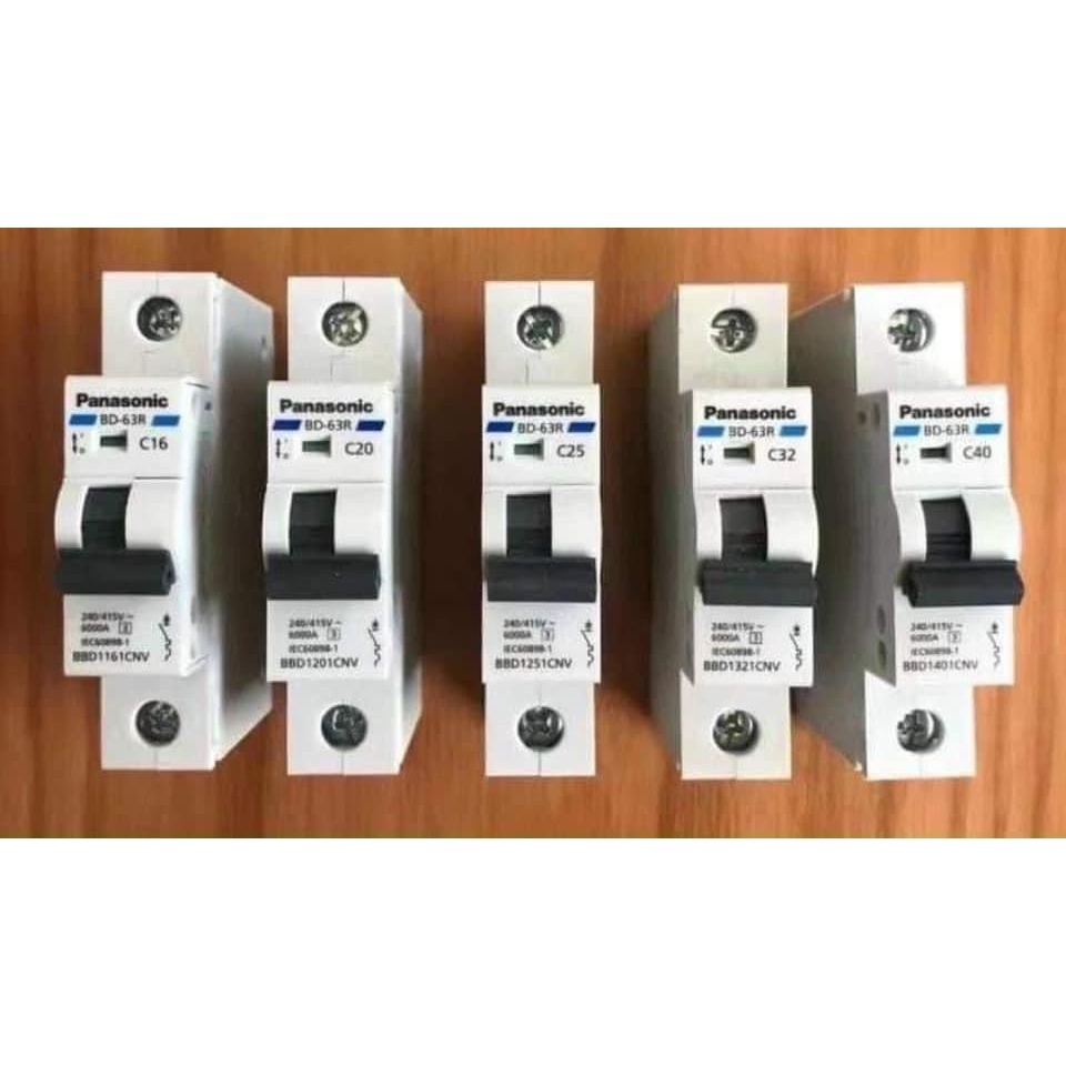 Panasonic Circuit breaker Aptomat MCB CB 1 Pin 1P 1 Phase 16A 25A 32A 40A 63A | Shopee Malaysia