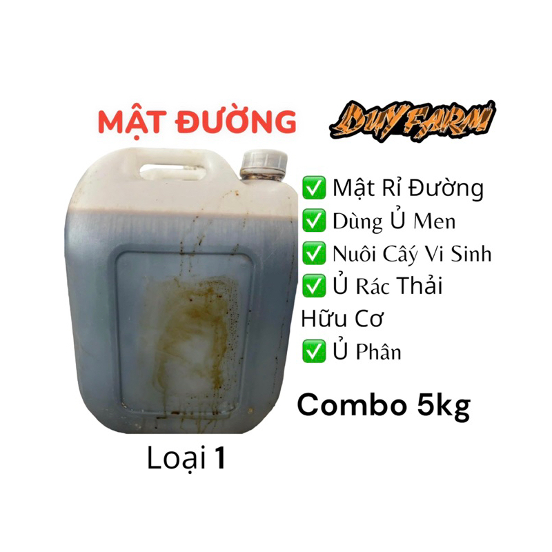 Combo 5Kg Fermented Molasses, microbial culture, organic waste ...