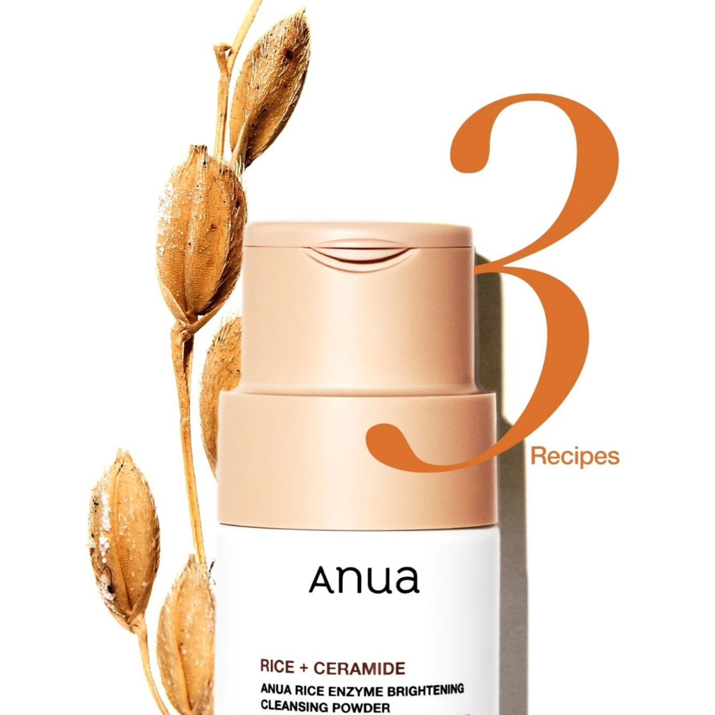 Anua Rice Enzyme Brightening Cleansing Powder, Rice Mask, Ceramide 40g ...