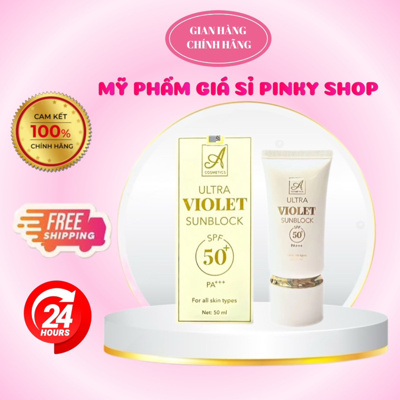 New MODEL VIOLET A Cosmetics sunscreen, oil-controlling, moisturizing ...