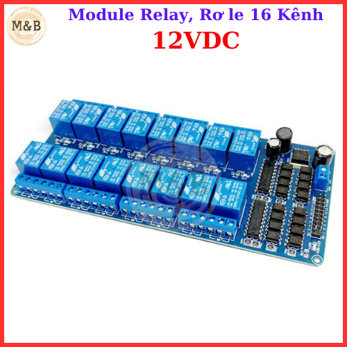 Relay module, Relay, 16 channels 12V with isolated Opto | Shopee Malaysia