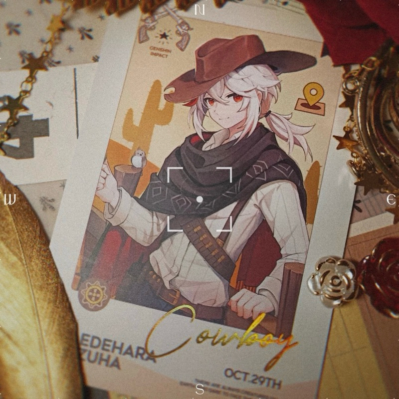 (Available From Chinese artists) Genshin Impact Kazuha Cowboy pola ...