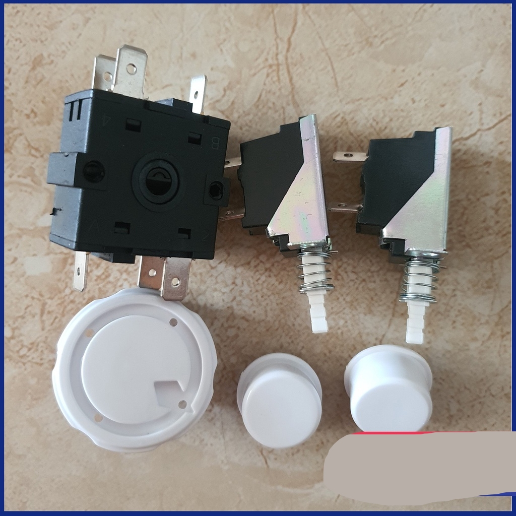 Switch Set No. 6 Piece for steam fans (knob, small and long digital ...