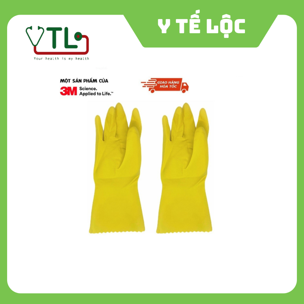 Scotch-brite 3M GT-CHANH premium lemon-scented multi-purpose dishwashing gloves | Shopee Malaysia