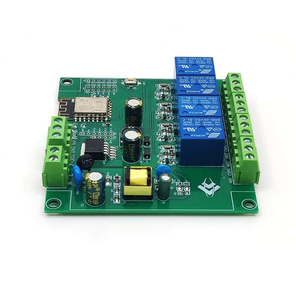 Wifi Control Panel ESP8266 4 Channel Relay ESP-12F Arduino [LinhKienDC ...